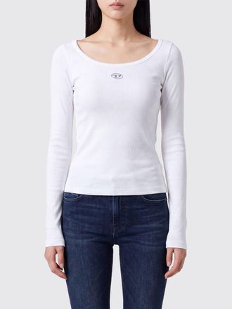 Diesel T-shirt T-Bal &agrave; manches longues en coton avec logo Oval D