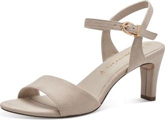 Tamaris Femme 1-28028-42 Sandales à Talon, Beige, 38.5 EU