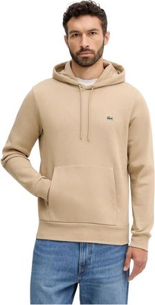 Lacoste Fleece Hoodie - - Sweatshirts & Hoodies - Herren - Beige - S