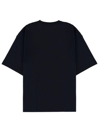 Aspesi Printed Cotton T-Shirt - Blue