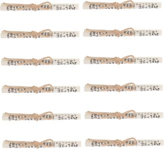 DOITOOL 12 Stück Teiliges Jüdische Türrolle mit Biblischer Segensschrift Langlebige Religiöse Dekoration für Haustür und Innenräume Authentisches Israelisches