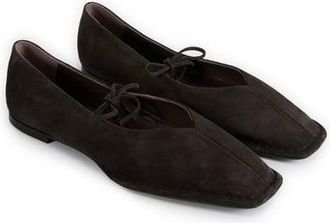 Alohas Ballerines en cuir su&eacute;d&eacute;