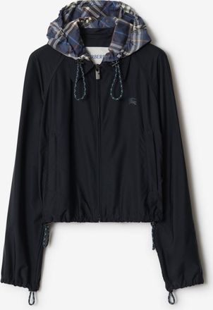 Burberry Cropped-Kapuzenjacke Newcott, Size: XXS