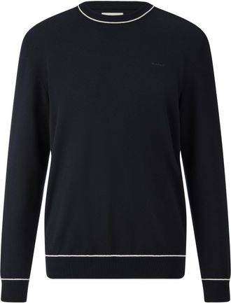 GANT Rundhals-Pullover GANT blau