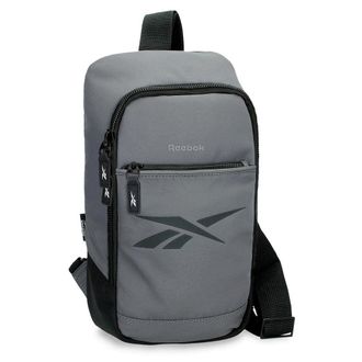 Reebok Newport graue Umh&auml;ngetasche 18x35x9 cm Polyester