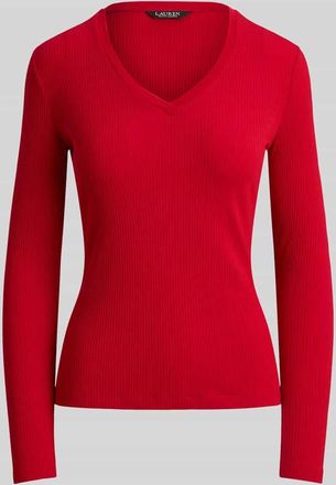 Lauren Ralph Lauren Slim Fit Langarmshirt aus Baumwoll-Modal-Mix