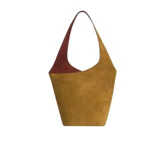 Alberta Ferretti Femme, Sacs, Beige, Taille: ONE Size Soft Suede Bag