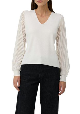 s.Oliver Black Label Strickpullover mit semitransparenten &Auml;rmeln