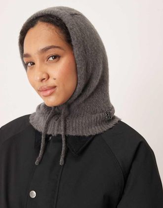 Calvin Klein Cagoule effet brossé - Gris foncé