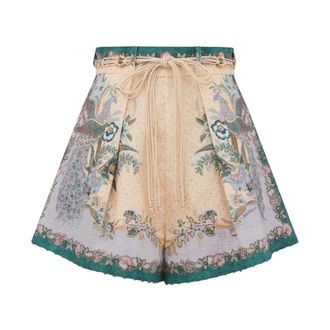 Zimmermann Femme, Shorts, Multicolore, Taille: 40 FR Indra Tuck Short