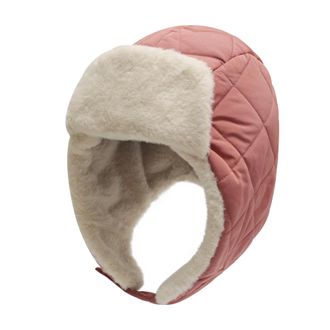 ZLYC Damen Winterm&uuml;tze Winddicht Ohrenklappen Trapperm&uuml;tzen mit Fleece Gef&uuml;ttert(Einfarbig Rost),Einheitsgr&ouml;&szlig;e