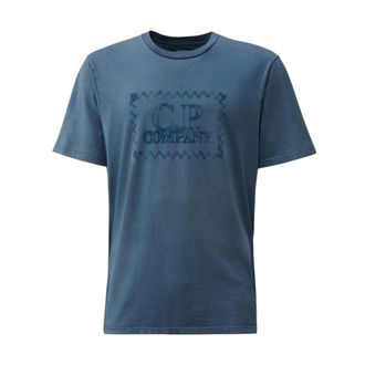 C.P. Company Blaues T-Shirt - - Tops - Herren - Blau - XL