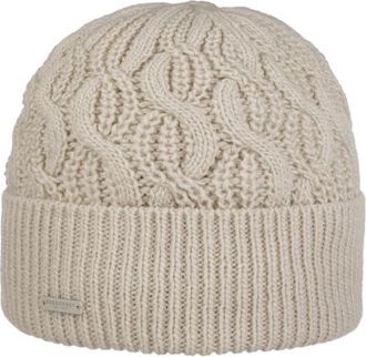 Seeberger Landesta Bonnet enveloppant Femme, Beige clair, taille unique