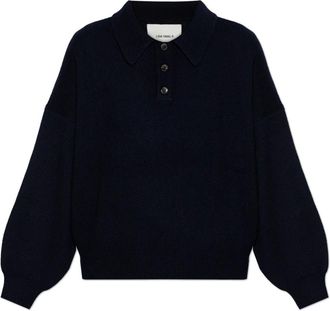 Lisa Yang Femme, Pulls, Bleu, Taille: 40 FR Etta Polo Sweater