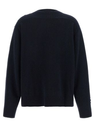 Nude Sequin-Embellished Wool Blend Sweater - Black