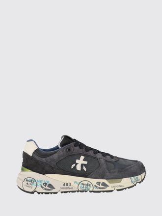 Premiata Zweifarbige Mase Sneaker aus Veloursleder und Canvas