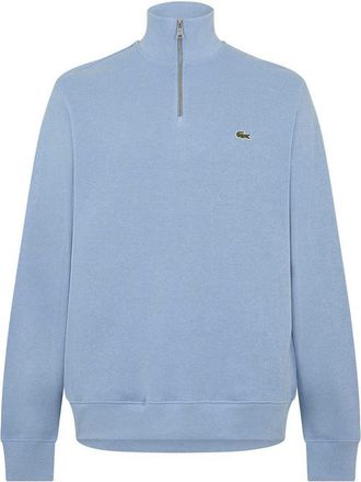 Lacoste Sweatshirt f&uuml;r Herren, mit kurzem Rei&szlig;verschluss, Baumwollmischung (Blau)