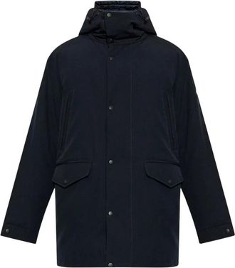 Moncler Homme, Manteaux, Bleu, Taille: XL Veste R&eacute;versible Prefouns
