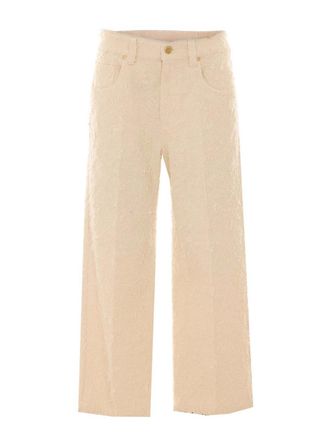 Brunello Cucinelli Pantalons D&eacute;contract&eacute;s - Blanc
