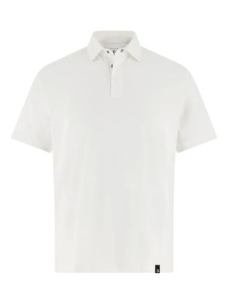 Boggi Milano metal-stud polo shirt - Blanc