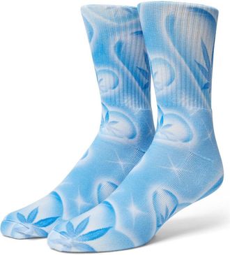 HUF SOCKS LOVE IN THE AIR PLANTLIFE POOL BLUE