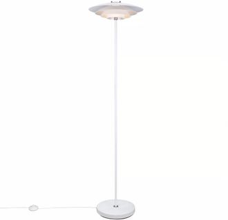 Nordlux Stehlampe wei&szlig; Nordlux Bretagne G9 mit Fu&szlig;trittschalter