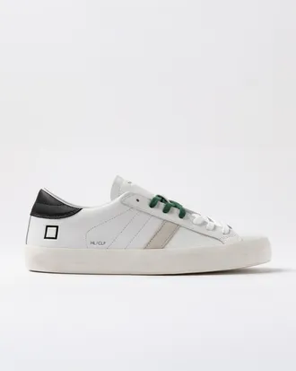 D.A.T.E. hill low calf white-black