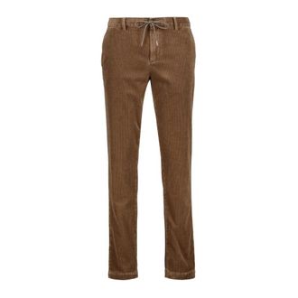 Alberto Jump Slim-fit Hose - - Trousers - Herren - Braun - W35 L32