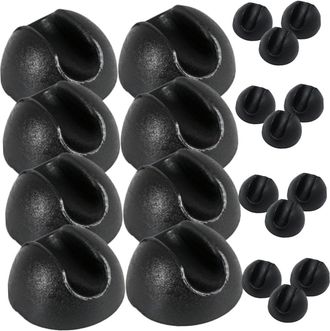 Valiclud 20 Stück Teiliges Hairpin beinschoner aus Rutschfestem Material Möbel fußschutz für Stühle Tische Hocker Geeignet für Schräge Stuhlbeine und Bodenschu