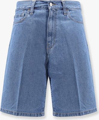 Carhartt Work in Progress Landon denim shorts with Logo patch - CARHARTT WIP - gender_Man