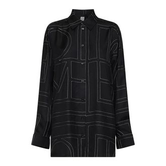 Toteme Toteme Shirts Clear Blue - - Blouses & Shirts - Damen - Schwarzk - XS