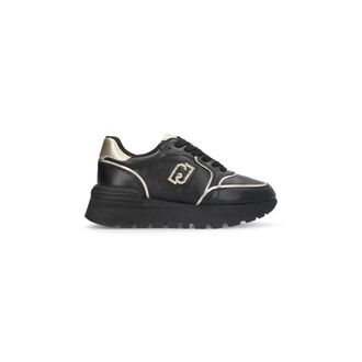 Liu Jo Plateau-Sneaker mit Kontrasteins&auml;tzen - - Shoes - Damen - Schwarzk - 41 EU