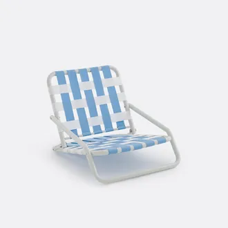 La Redoute Interieurs Chaise Basse De Plage En Aluminium Pliante Iroh