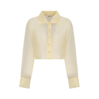 Khaite Jasen Top - - Blouses & Shirts - Damen - Gelb - L
