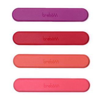 Trebonn Domino Scatter Mat, Untersetzer aus 4 bunten Bars aus Silikon. Passen Sich an jeden Topf an, Stapelbar und Platzsparend Multicolor