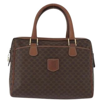 Celine Pre-owned Vintage Macadam Handtasche - - Pre-owned - Damen - Braun - ONE SIZE