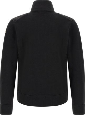 Moncler Quilted Hybrid Down Jacket - Black