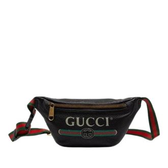 Gucci Pre-owned Logo Belt Bag - - Pre-owned - Damen - Schwarzk - ONE SIZE
