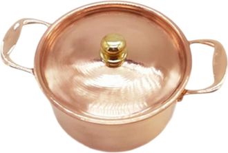 Generic Kupfertopf mit Deckel, Kochgeschirr, Suppentopf Zum Kochen, Chefkoch, Heimk&uuml;che