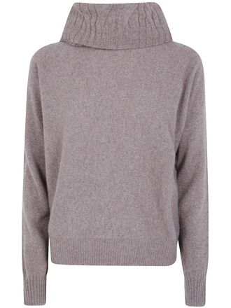 D.exterior D. EXTERIOR Sweater Hooded Cashmere Turtle Neck