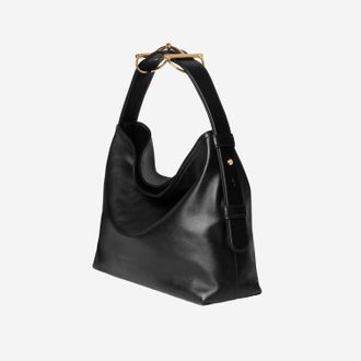 Gucci Womens Beatrix Medium Shopping Bag Black Calfskin Shoulder