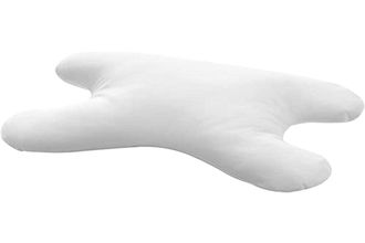 HEFEL My Face Kissen Bezug, 100% Baumwolle, Wei&szlig;, Taupe, Himbeere, hellblau, 40 x 60 x 0.3 cm