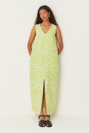 SKFK Damen vegan Kleid Gabriela Gr&uuml;n