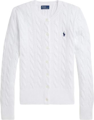 Polo Ralph Lauren Femme, Pulls, Blanc, Taille: 42 FR Knit Cardigan