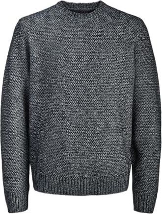 Jack & Jones Jprblawilson Knit Crew Neck pour Homme, Bleu Nuit, M