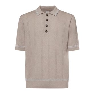 Eleventy Homme, Tops, Brun, Taille: 3XL Polo