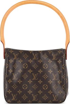 Louis Vuitton Looping Handbag Monogram Canvas MM satchel - Marron