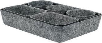 axentia Schubladenorganizer-Set, 7-tlg. 4 Gr