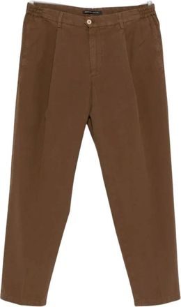 BRIGLIA 1949 Homme, Pantalons, Brun, Taille: S Courmayeurd Cropped Pantalons