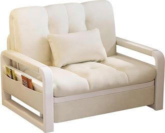 Generic Schlafsofa mit Bettkasten, 16 Massivholzlatten und 48D Hochelastischer Schaum G&auml;stebett Klappbar f&uuml;r Schlafzimmer/Wohnzimmer/Home-Office